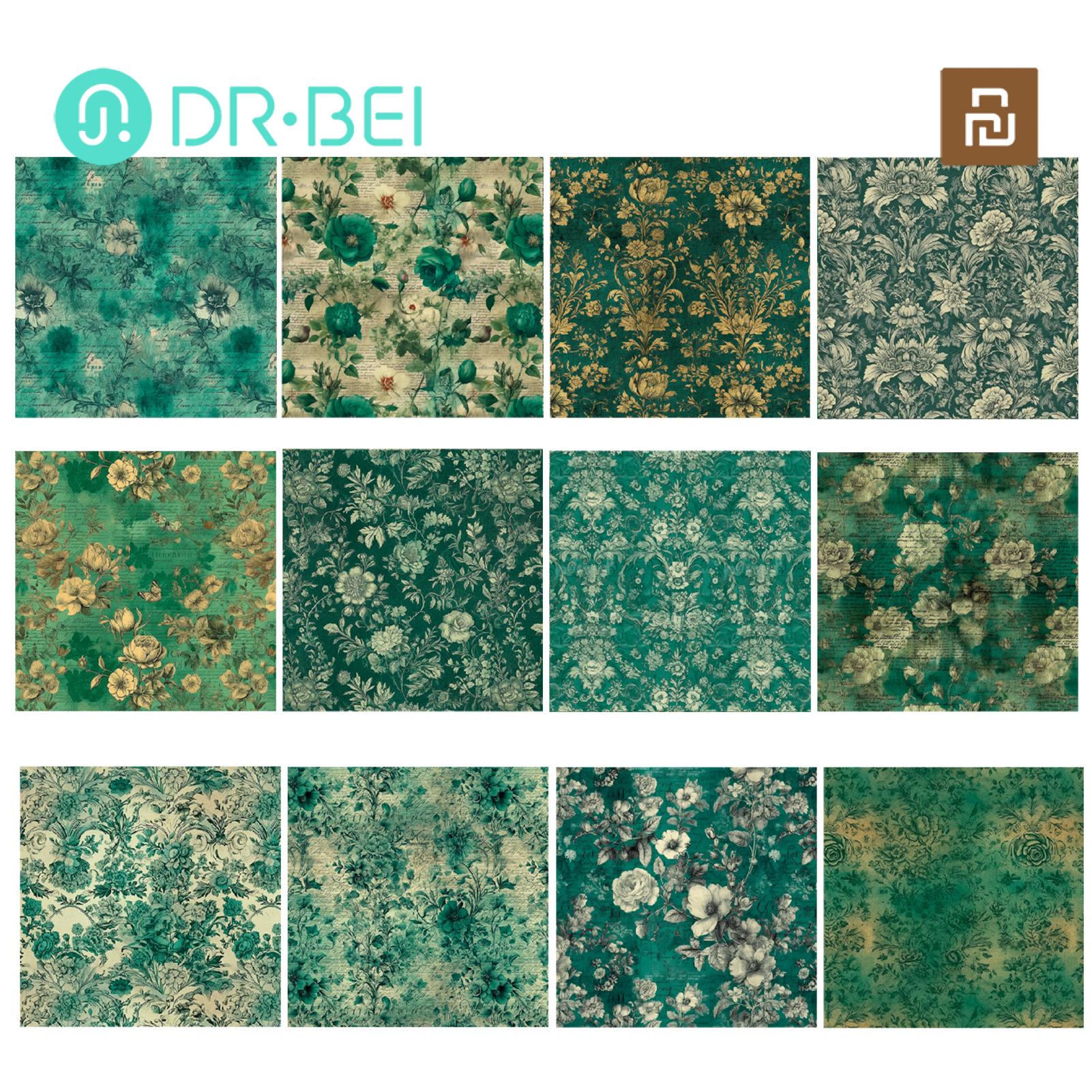 Floral Cardstock Floral Scrapbook Paper Pack Vibrant Double-sided ...