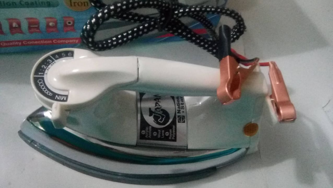 Solar Iron 12 Volt DC Electric Iron | Daraz.pk