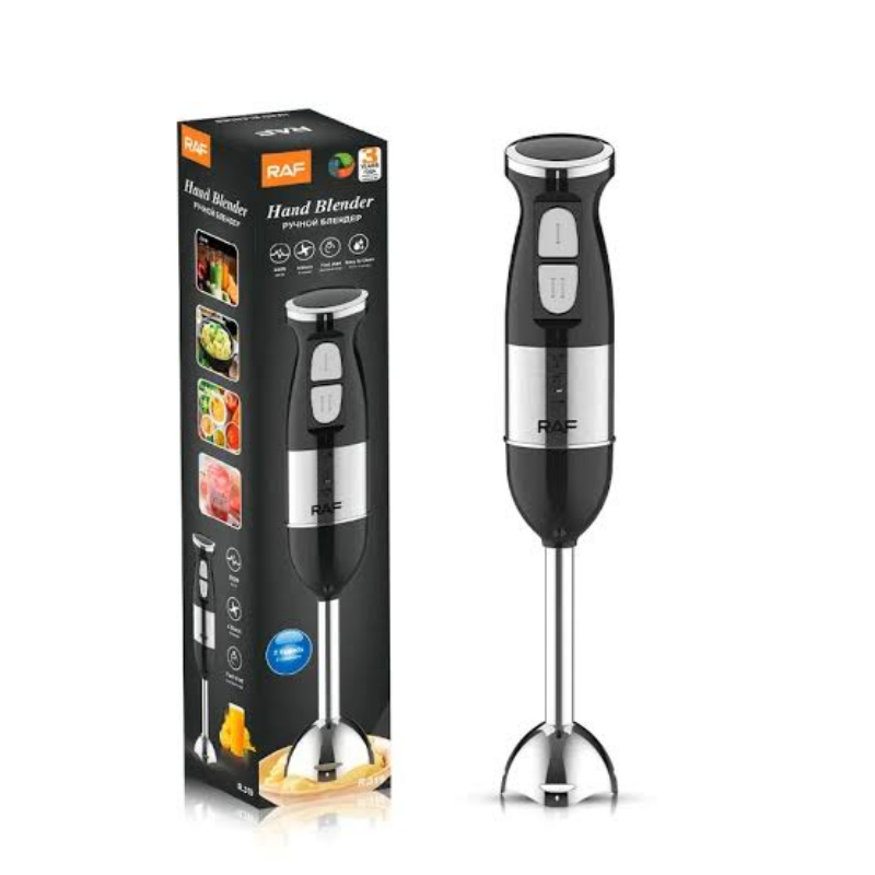 RAF Hand Blender 800 Watts Hand Mixer - Stainless Steel Blades | Daraz.pk