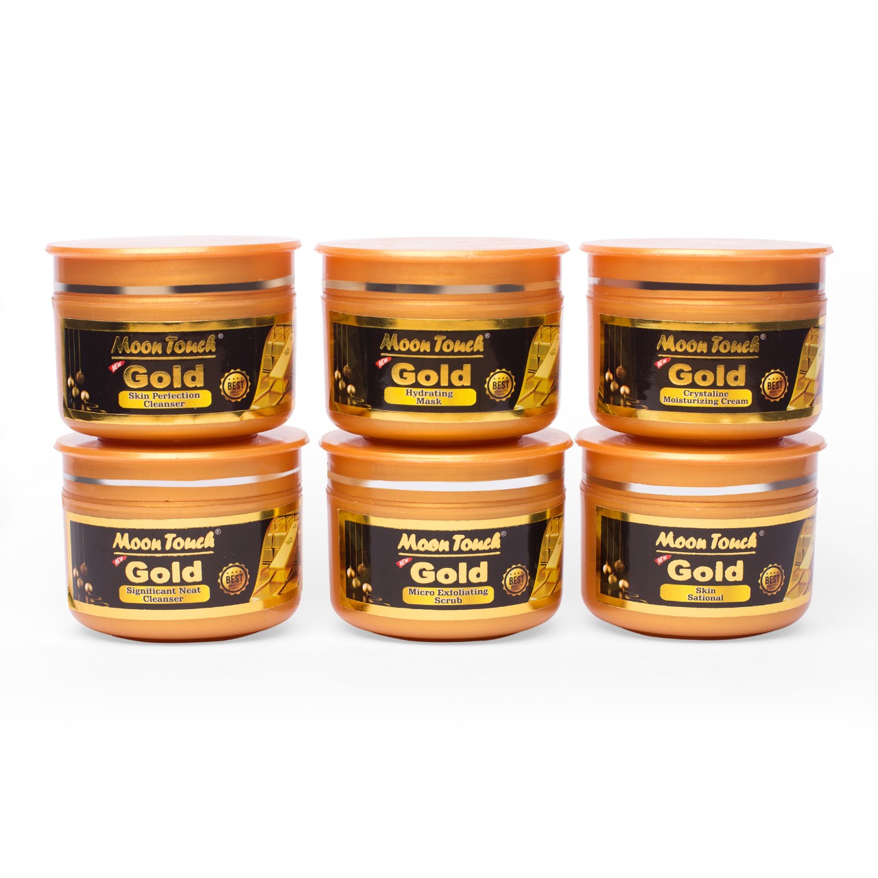 Moon Touch Gold Facial Set – 50ml + Mini Polisher + Free Magic Sponge ...