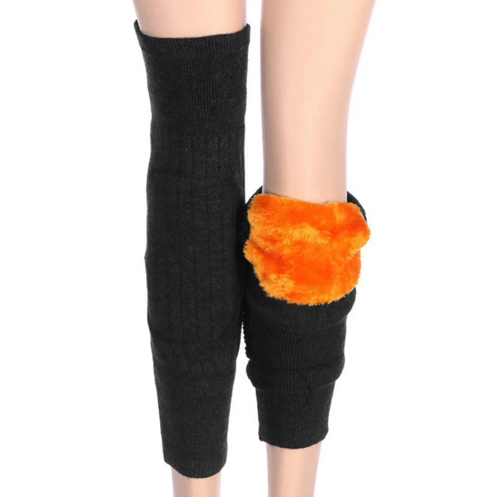 Cashmere Winter Knee Brace Thermal Leg Knee Warmer Sleeve for Women Men ...