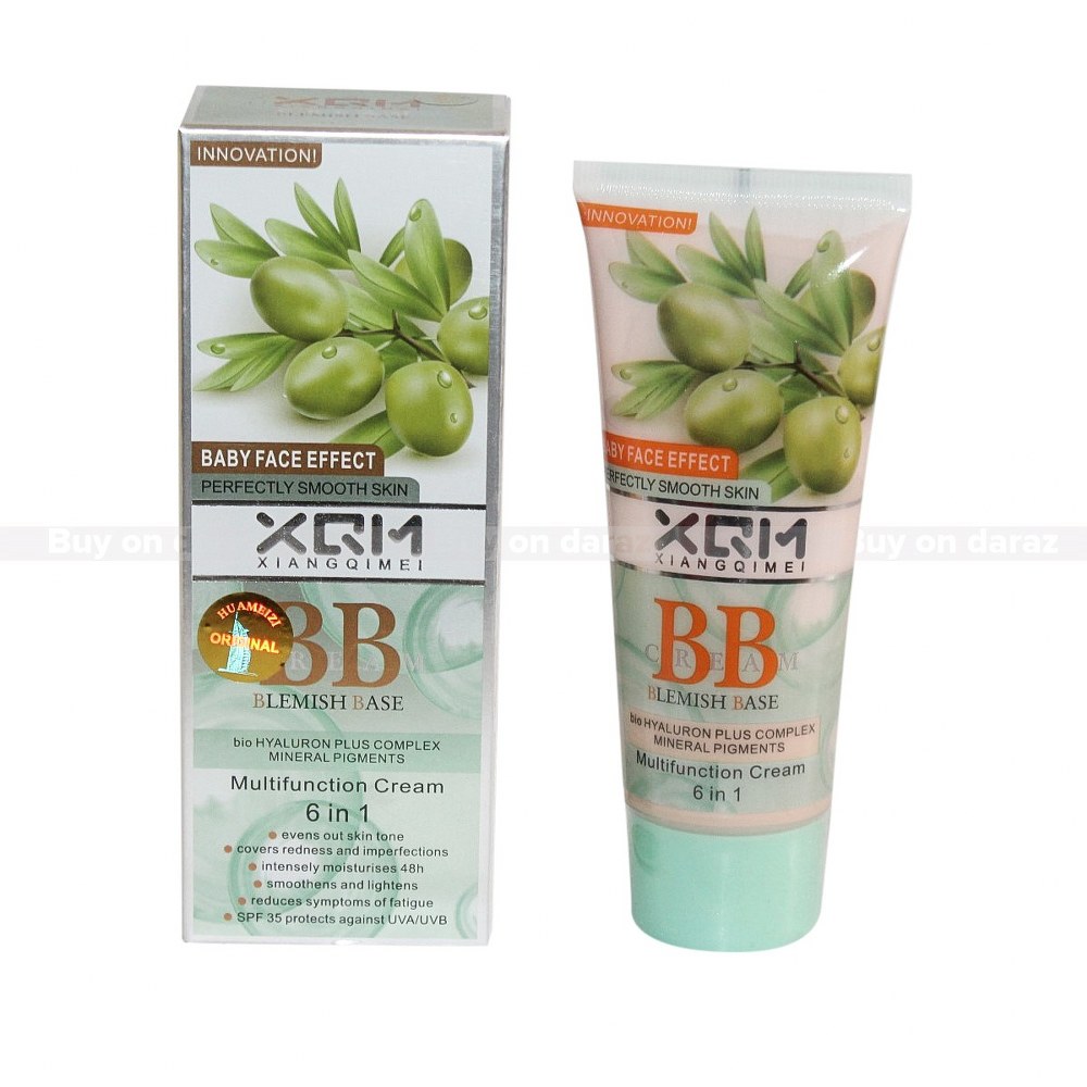 Original XQM Olive BB Cream Blemish Base 6 In 1 Multifunction Cream Baby Face Foundation | Daraz.pk