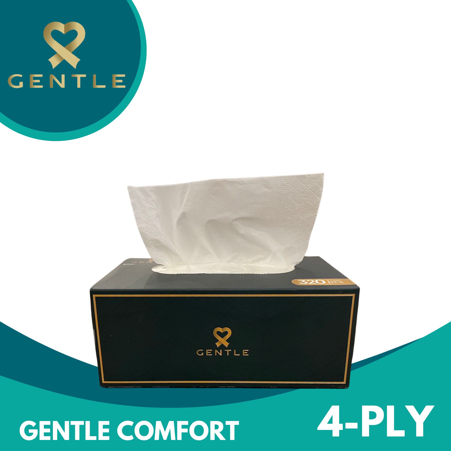 Gentle Gemstone Tissue Box 320s 4ply Perfume Tissue | Daraz.pk