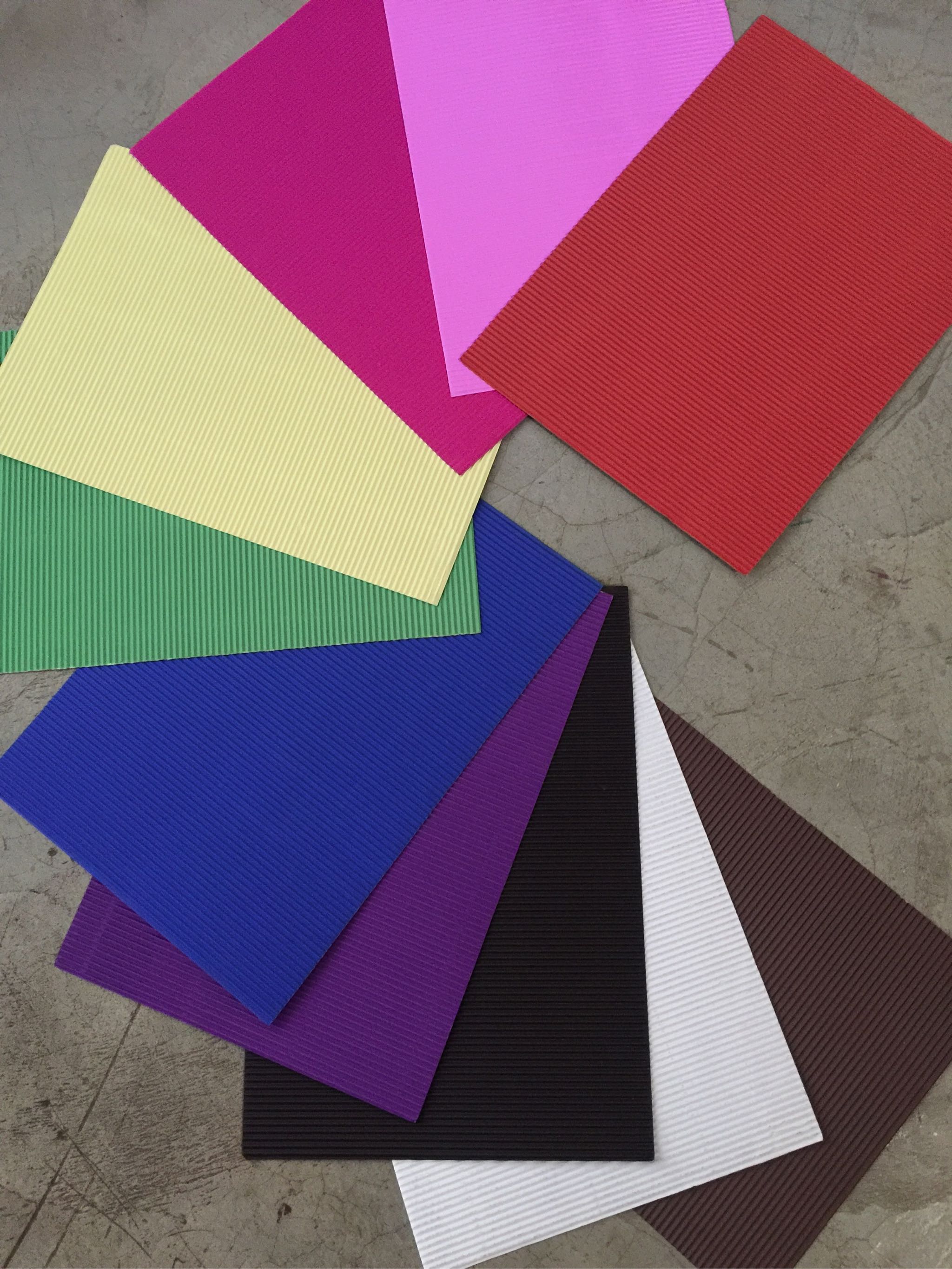 A4 Size Colored Corrugated Craft Paper Sheets for Scrapbooks, Posters ...