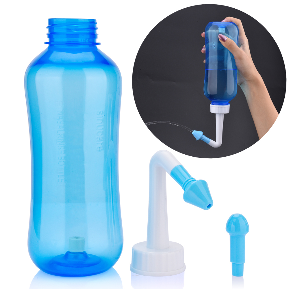 【HOT】 300Ml Adults Children Nasal Cleaner Nasal Protector Sinus ...