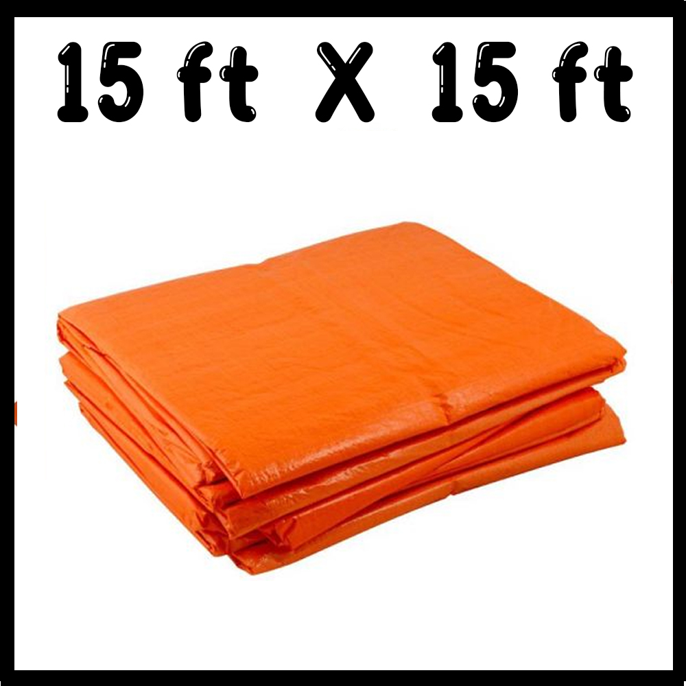 WATER PROOF TARPAL ORANGE | PLASTIC TARPAULIN | LONG LASTING RAINPROOF ...