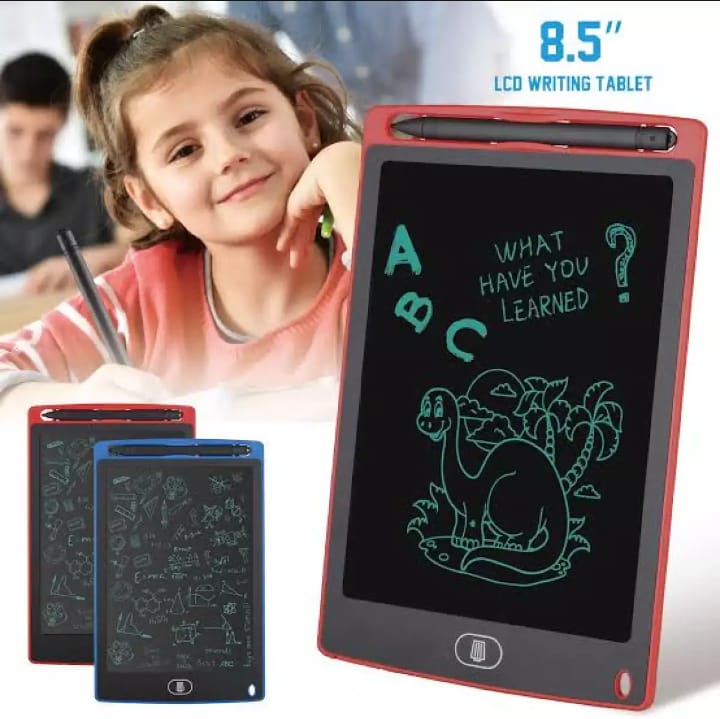 Cute Lcd Battery Operated Writing Pad With Stylus For Kids Learning and ...