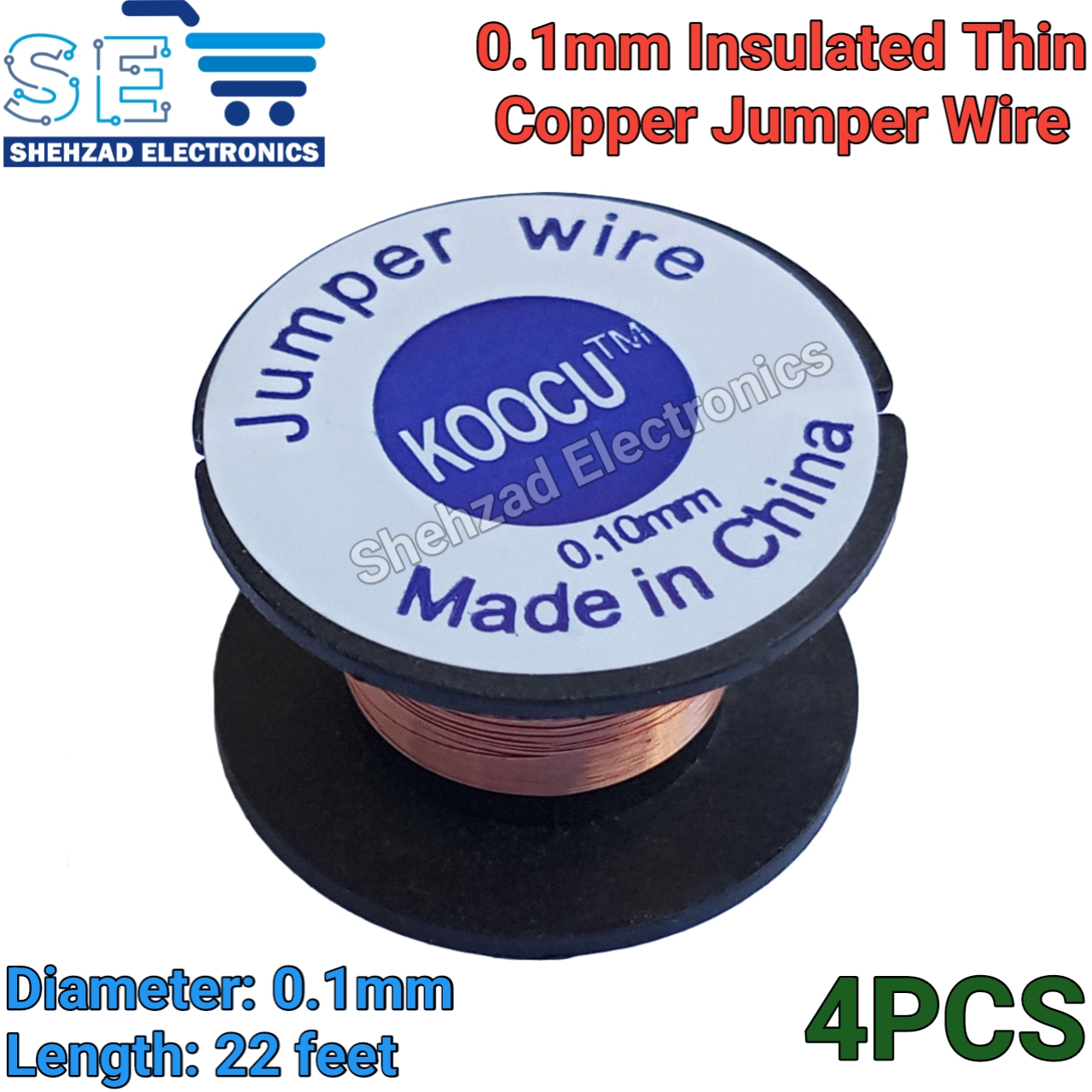 4PCS 0.1mm Jumper Wire PCB Link Wire Copper Wire Maintenance Jump Line ...