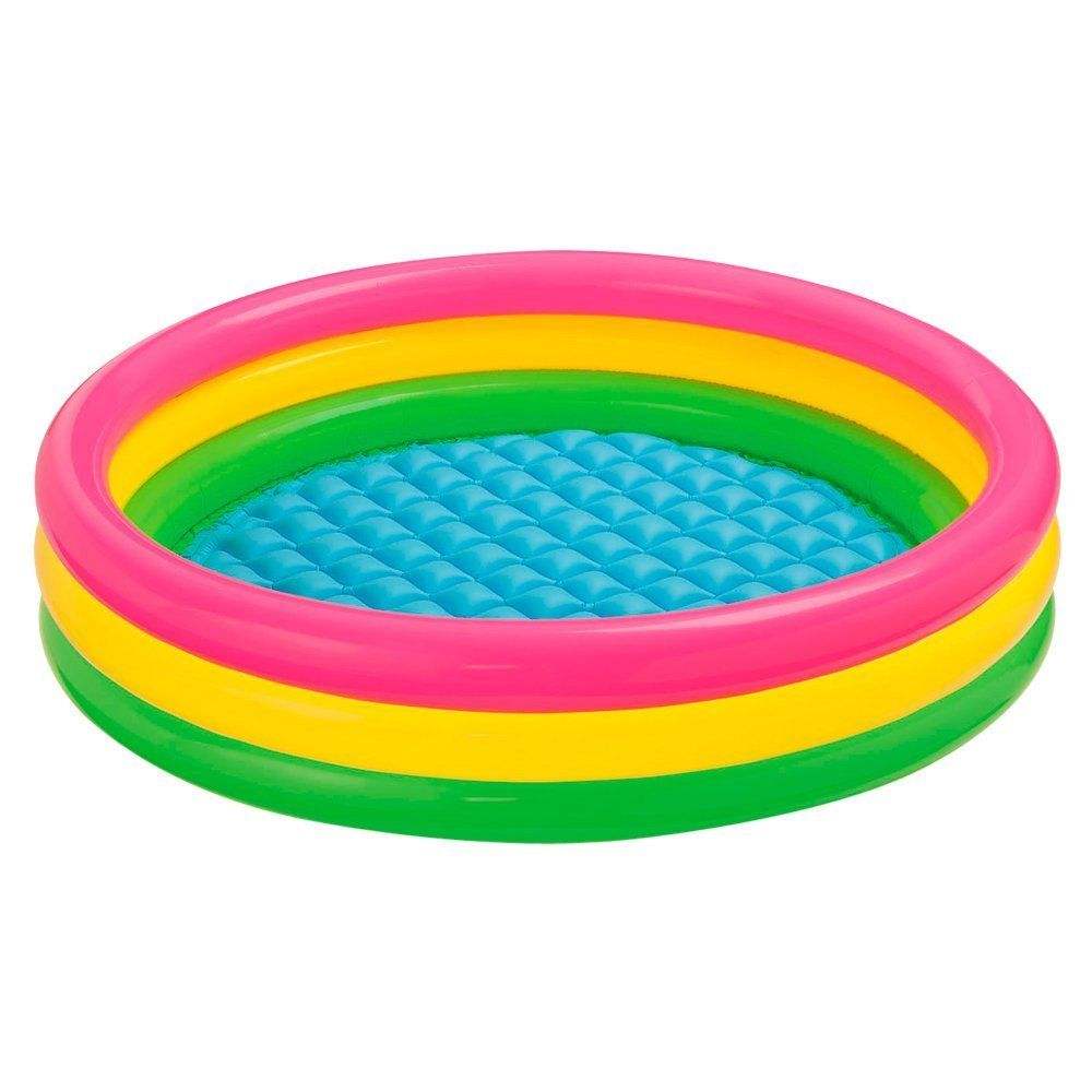 INTEX - Sunset Glow Baby Pool For Kids Inflatable Kids Bath Tub For ...