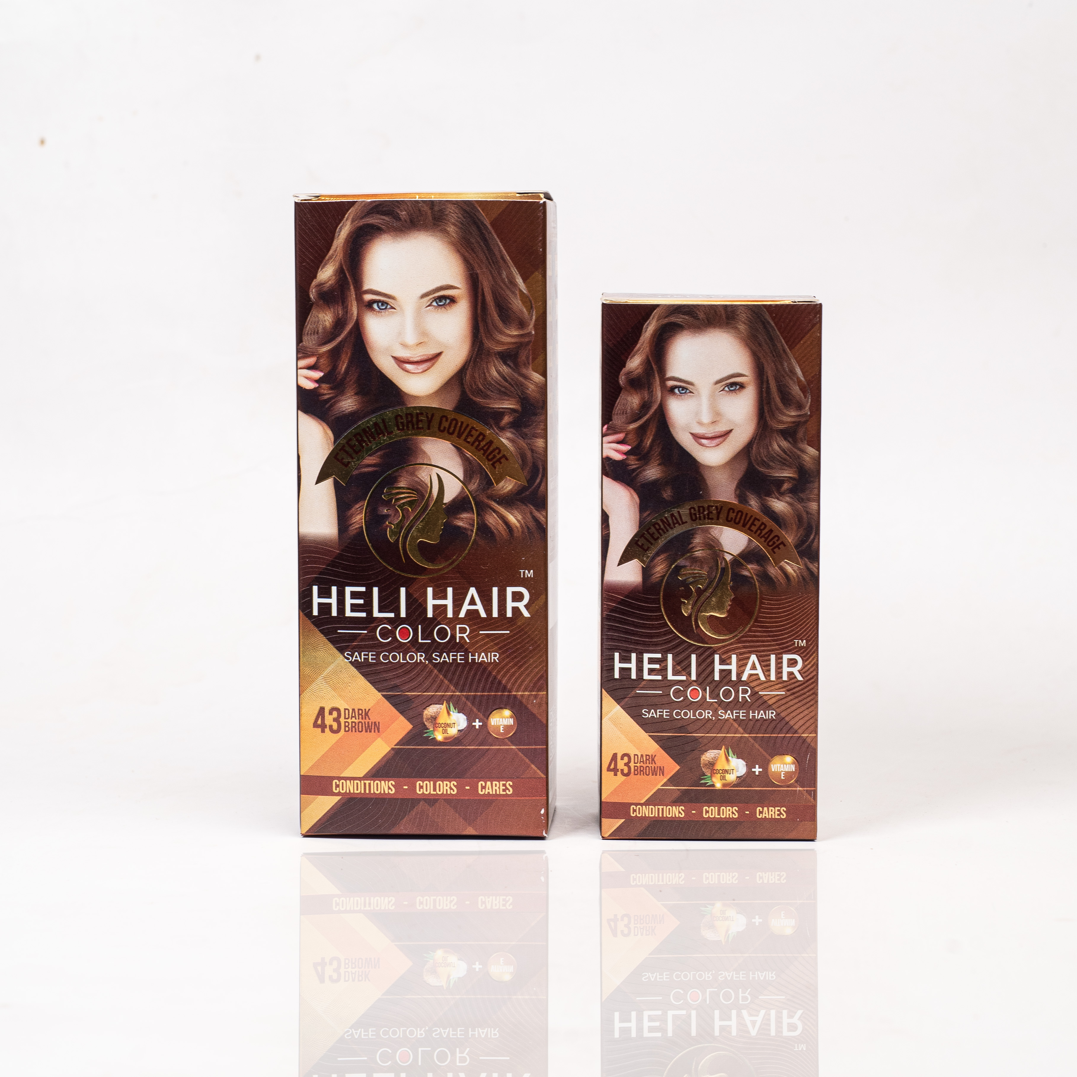 Hair Color Tube 43 (Brown hair color ) HELI | Daraz.pk