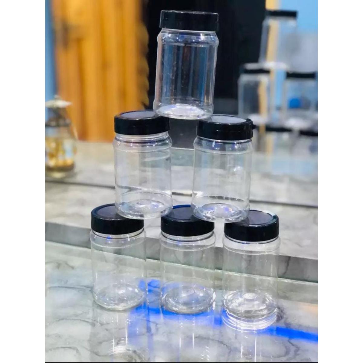 Jars/ Spice Jars/ Fridge Door Spice Jars/ Masala Jars/ Shelf Jar 6 Pcs ...