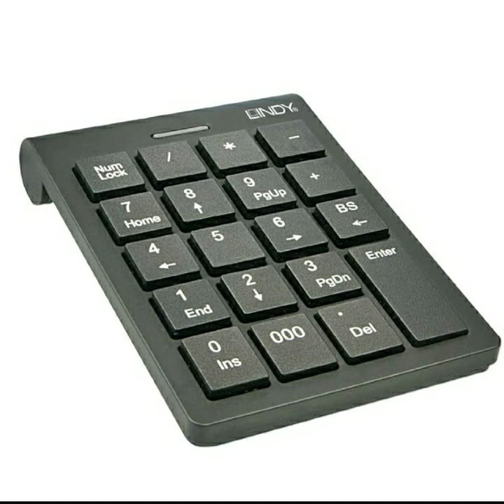 minin black USB Wired Numeric keypad 19 keys external digital pad ...