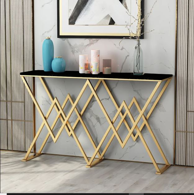 Modern High Quality TOP Luxury Console Table New Arrival with Metal ...