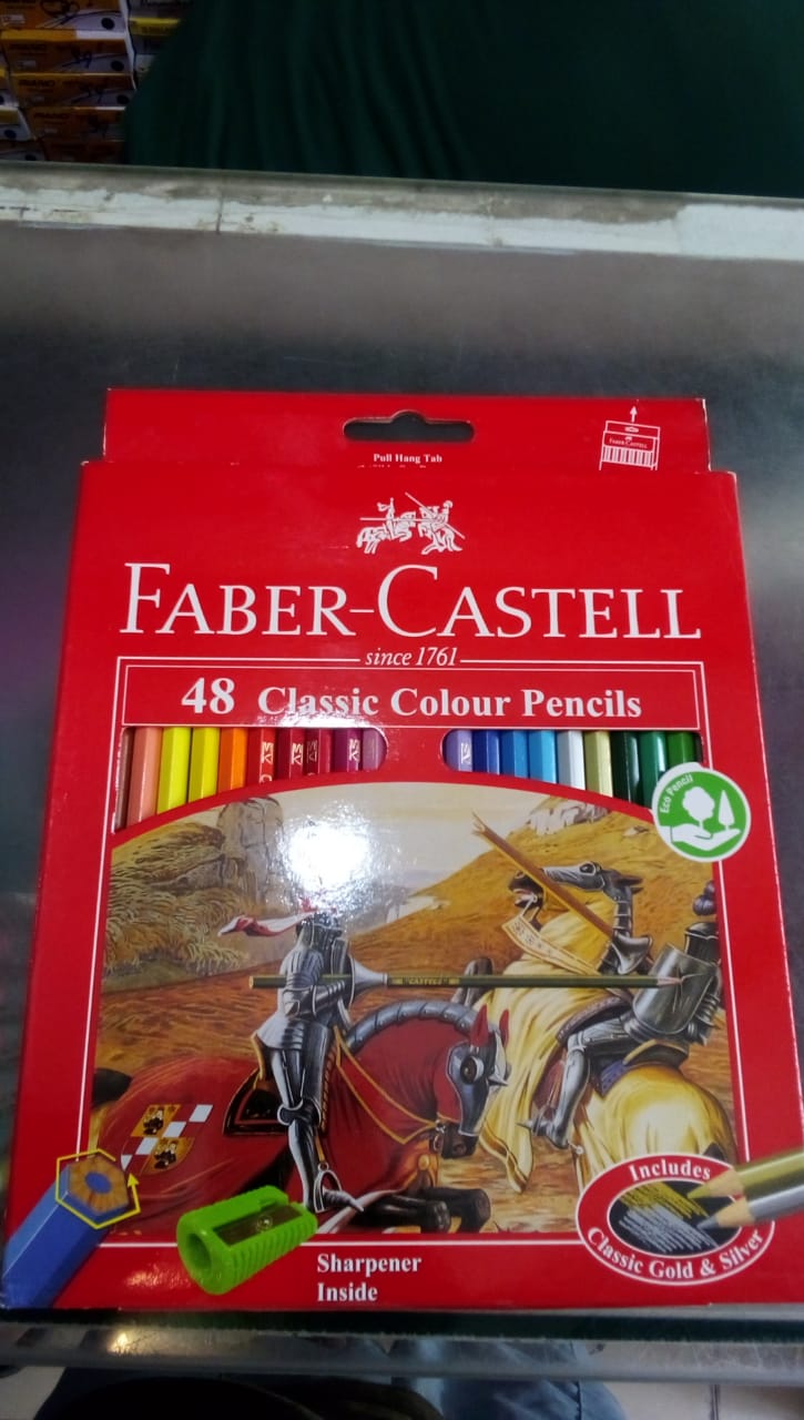 FABER-CASTLE CLASSIC COLOUR PENCILS 12/24/48 | Daraz.pk
