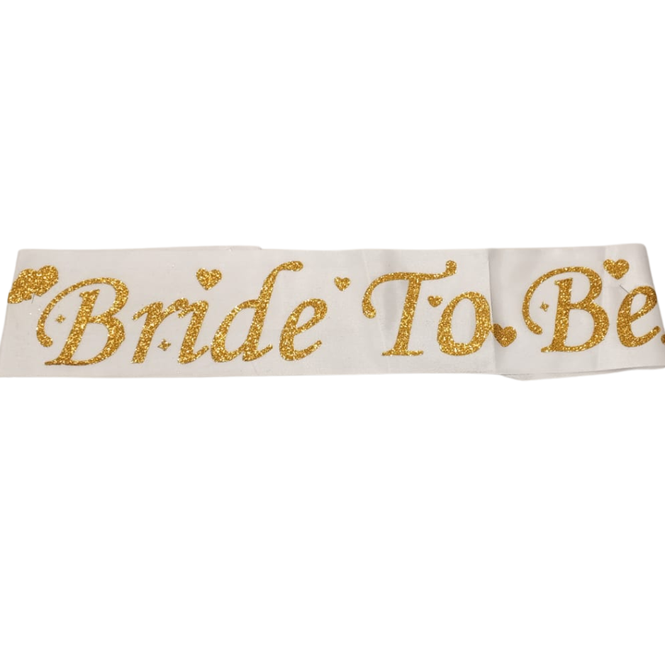Bride To Be | Glitter Sash | For | Bridal To Be Party Celebration ...