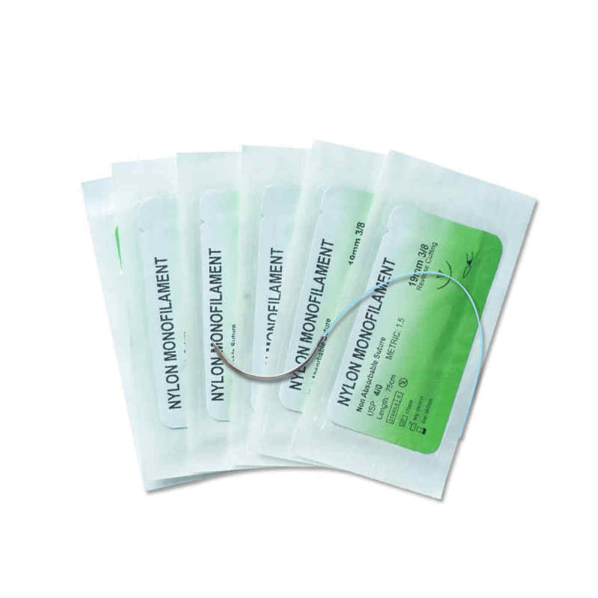 Premium Quality Silk Sutures Thread 6 Pieces Silk Braided Sutures ...