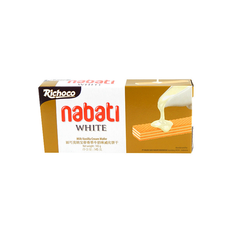 Richie Nabodi Chocolate Wafer Biscuits Nabati Cheese Flavor Sandwich ...