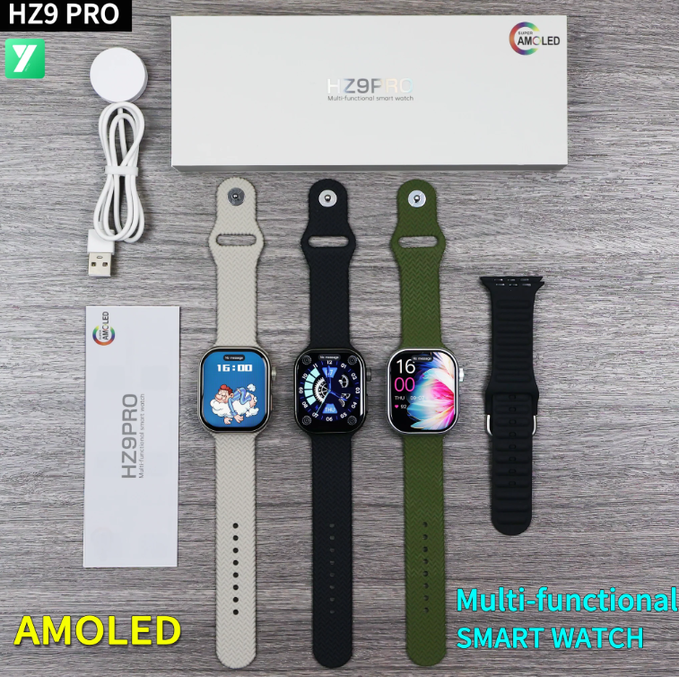 HZ9 PRO Smartwatch with Amoled Display Smart Watch | Daraz.pk