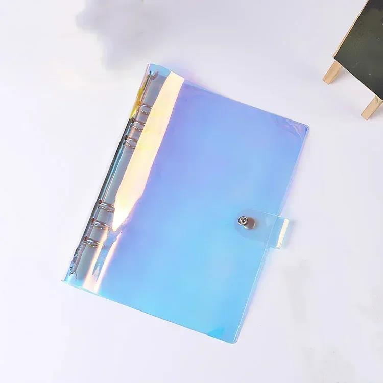 2024 A5 A6 A7 Transparent Notebook Cover Loose-leaf Ring Binder PVC ...