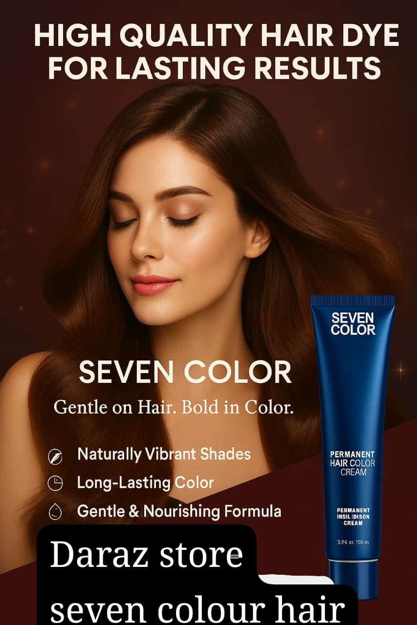 SEVEN COLOR Hair Color Cream Tube 0/66 Violet Hair Color Permanent Hair ...