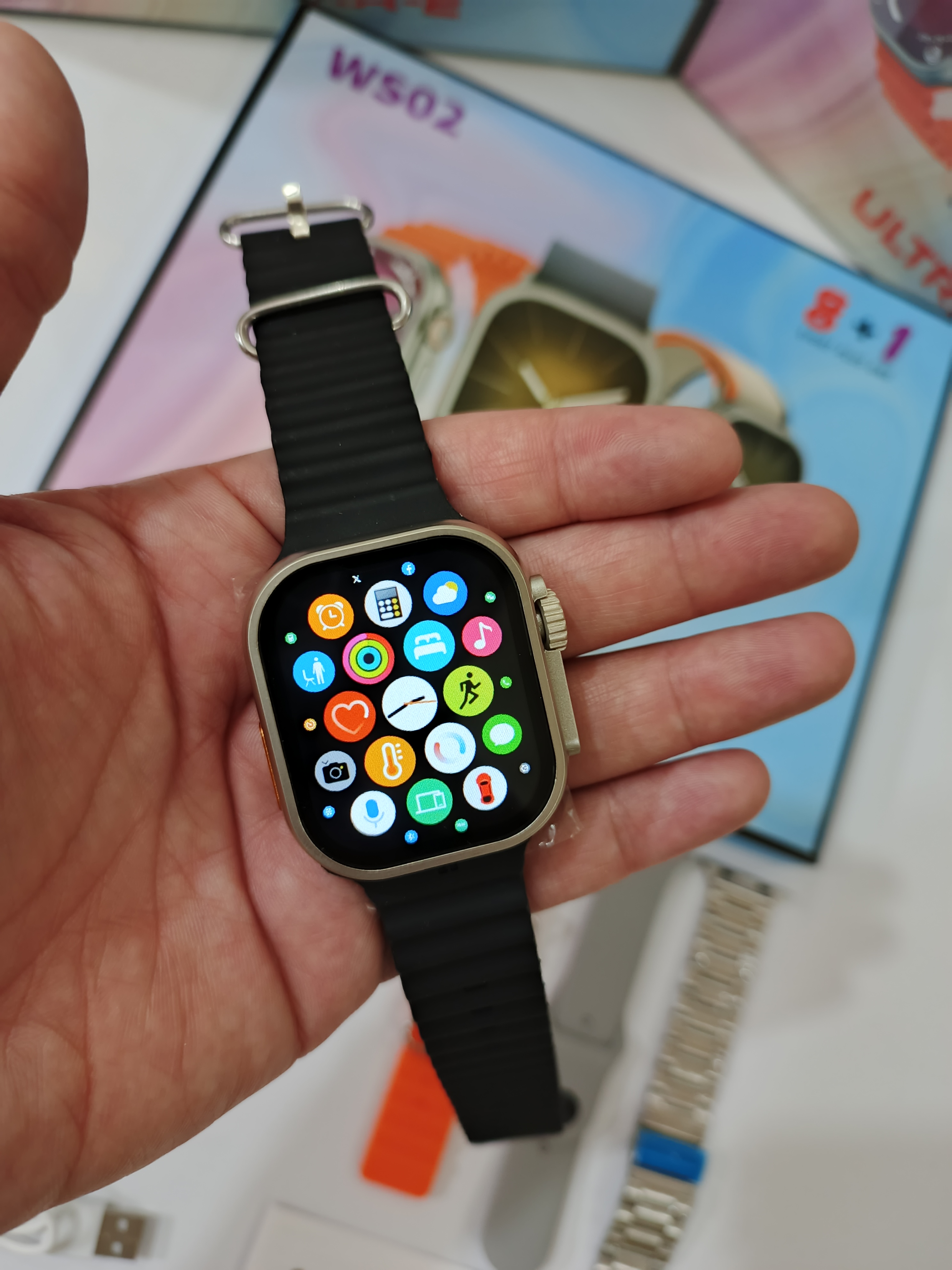 WS02 Ultra 2 Smart Watch with 7 Straps | Daraz.pk