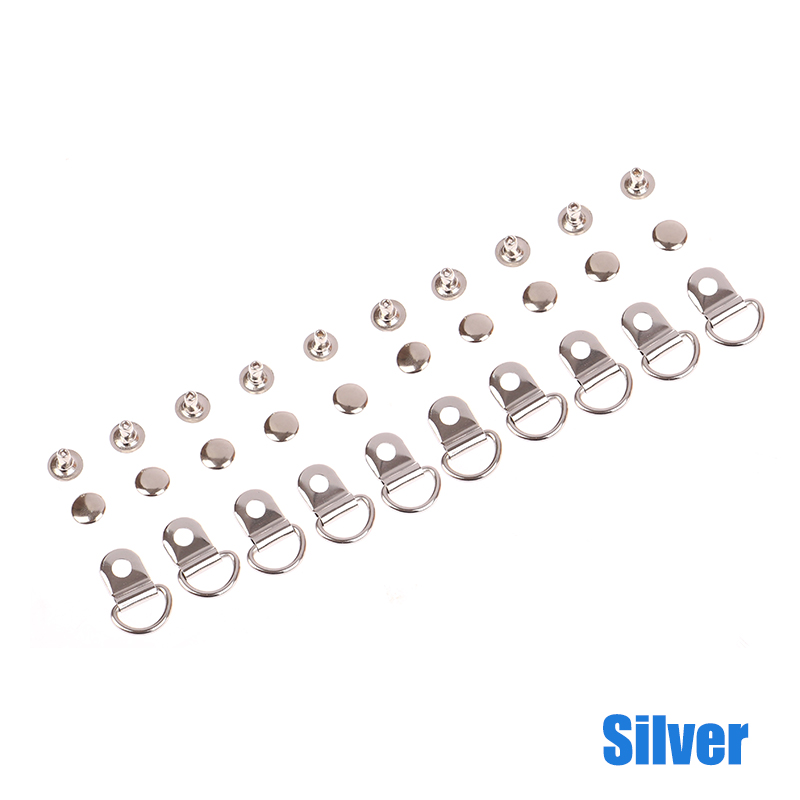 10 Sets D Ring Buckle for Repair Bags Hiking Climbing Boots DIY Bag ...