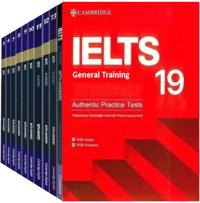 IELTS General Training Set 19 Books Set with Audio QR Code | Daraz.pk