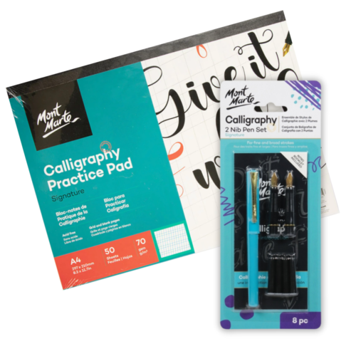 Mont Marte Calligraphy Set - Embark on a Beautiful Writing Journey with ...