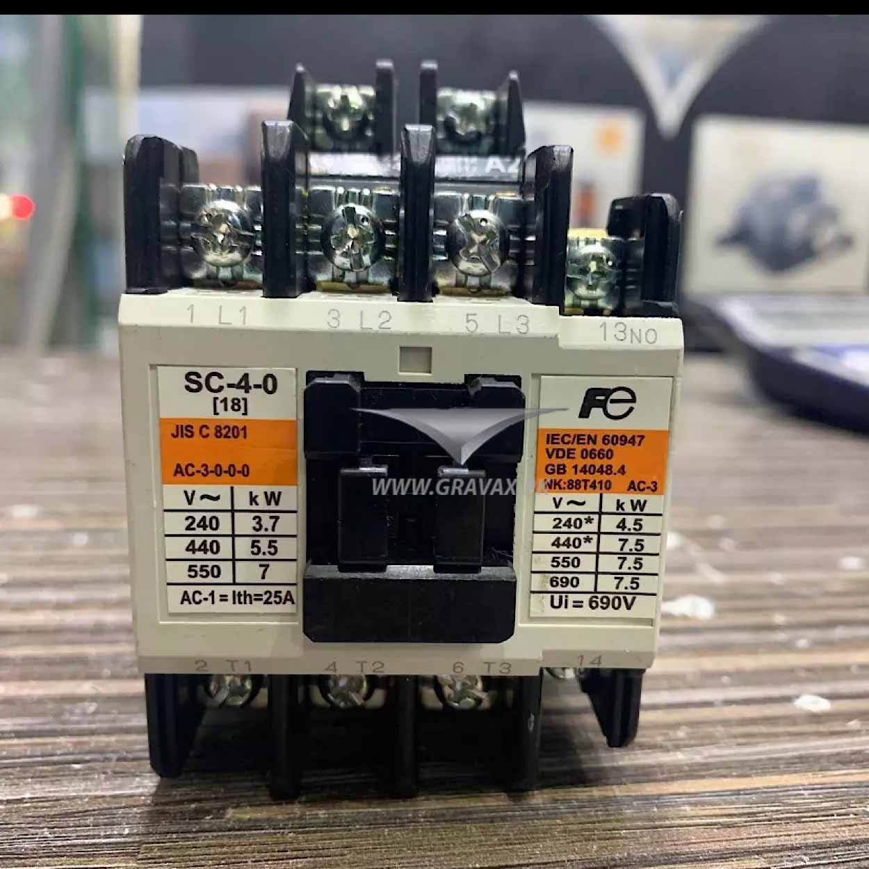 Fuji Electric magnet Contactor SC 4 0 25A 220v coil | Daraz.pk