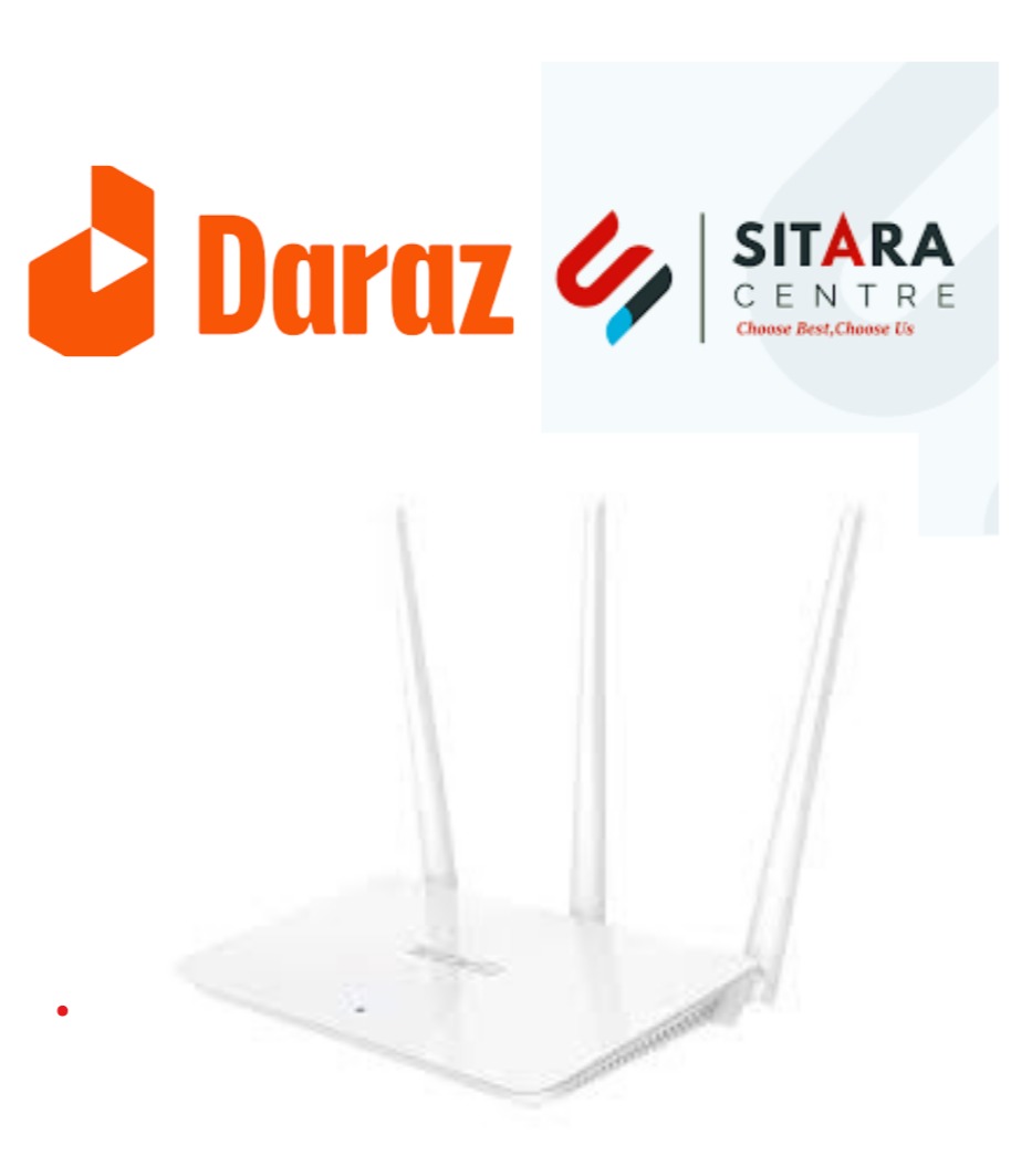 MERCUSYS OR TENDA Wifi Router (New Box Packed) -300Mbps 3 Antenna ...