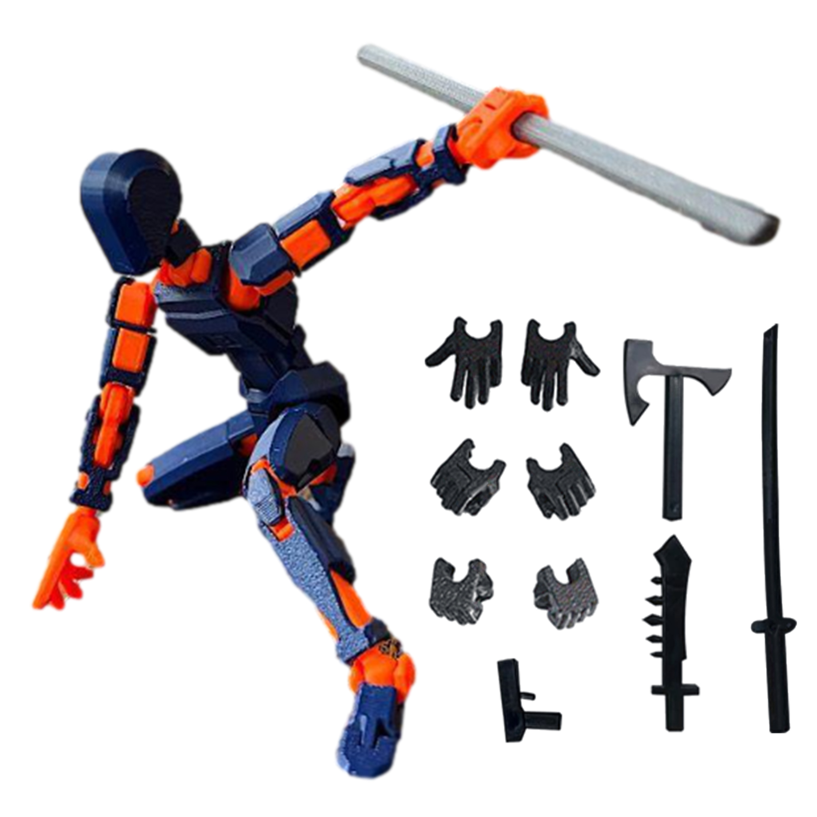 Full Joint Action Figure Toy Kids Full Body Action Figures Movable Toys ...