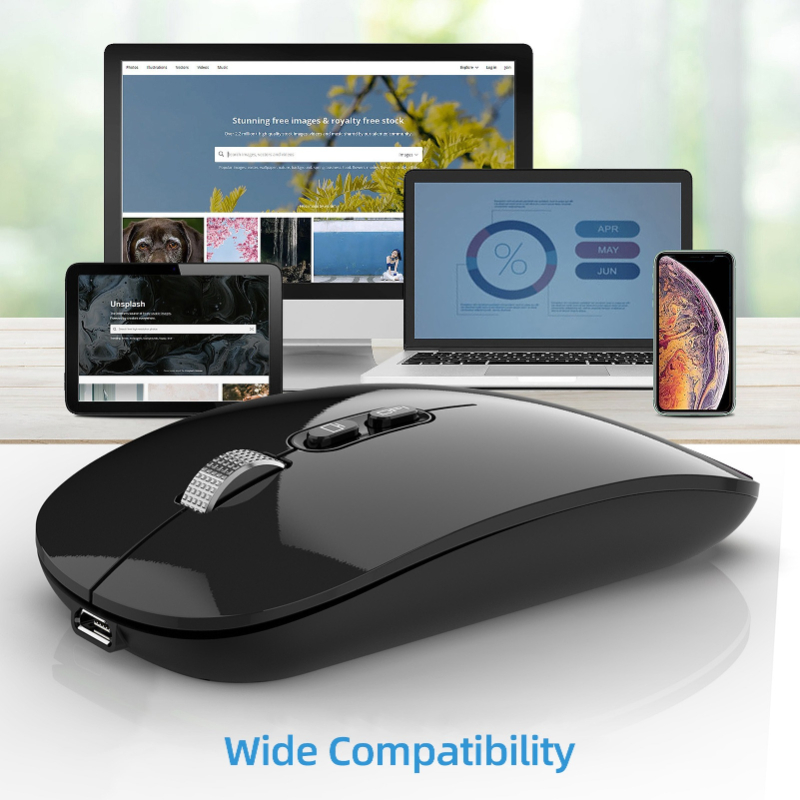 E-1400 Rechargeable 2.4 GHz Wireless Mouse With Silent Clicking | Daraz.pk