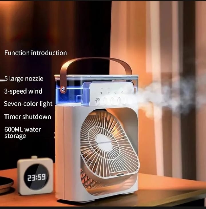 Portable 3 In 1 Fan AIr Conditioner Fan Household Hydrocooling Water ...