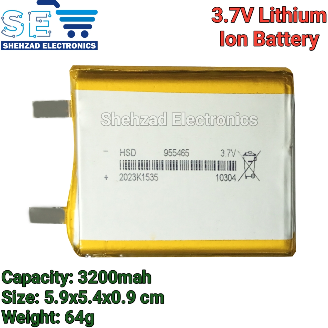 3.7V 350mah to 10000mah Rechargeable Batteries Lithium Li-Po Polymer ...
