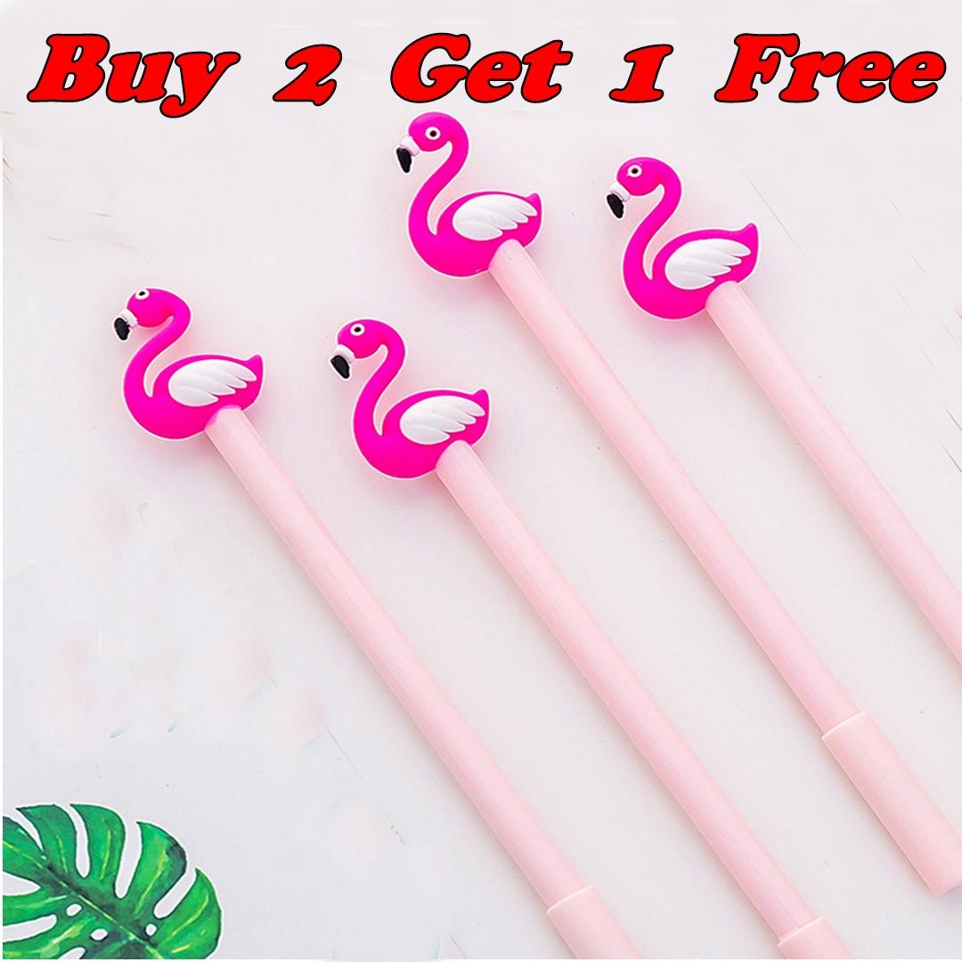 Cute Flamingo Swan Gel Pen For Kids Flamingo Gel Pen Lapices Kawaii ...