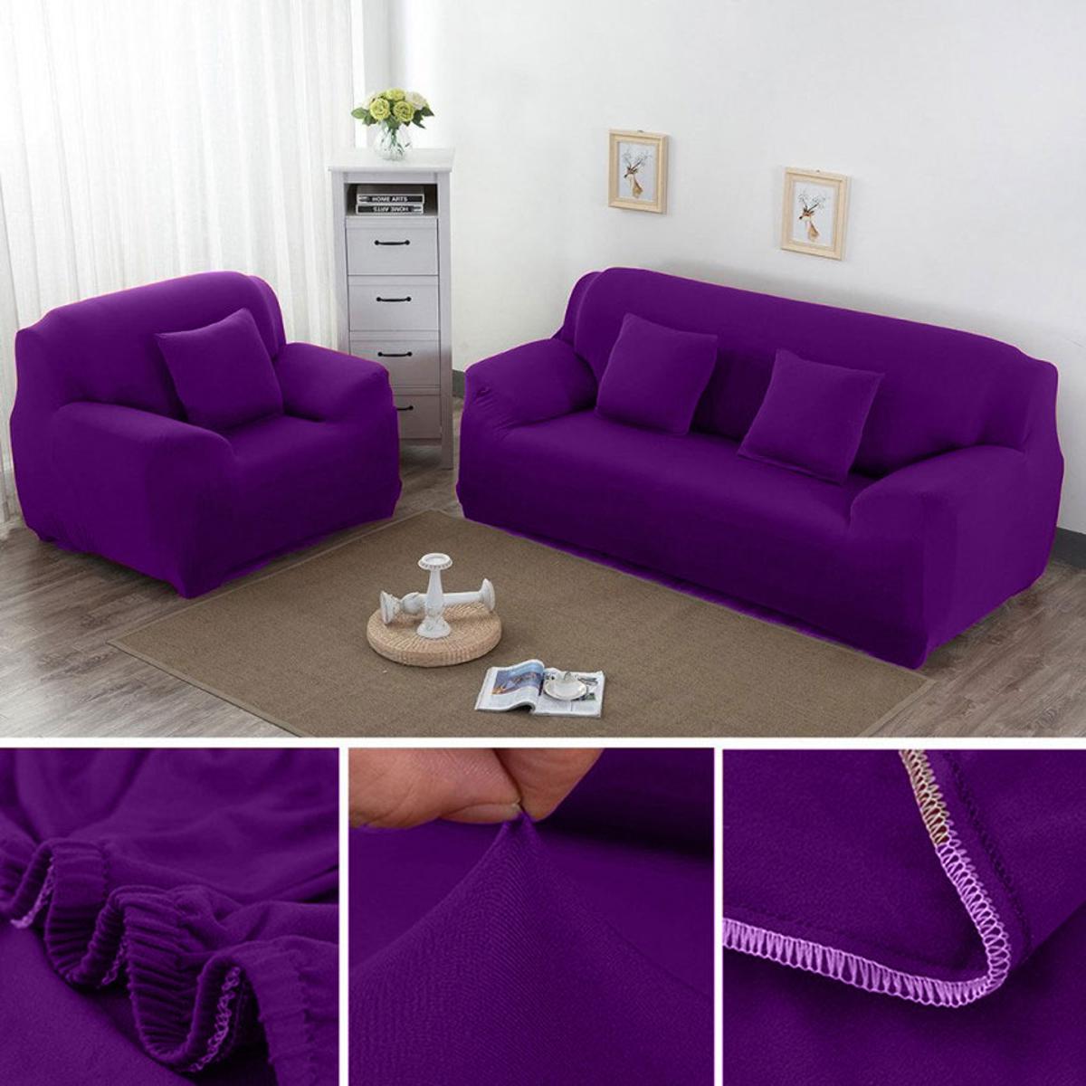 Sofa Cover 7 Seater (3+2+1+1) | Stretchable 7 Seater Sofa Covers Set ...