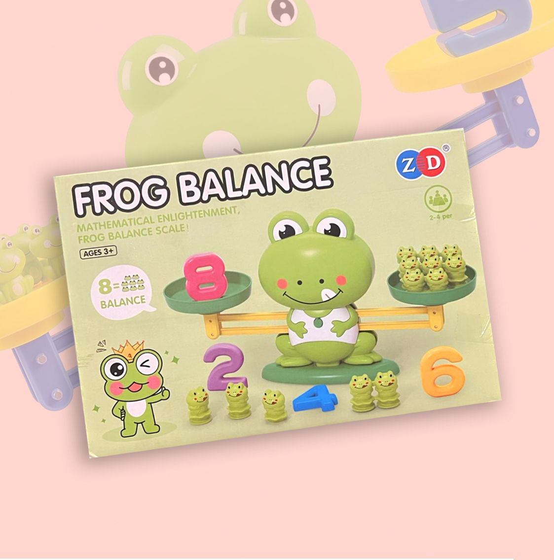 Libra Frog Game: Classic Family Floor Game for All Ages, Promoting ...