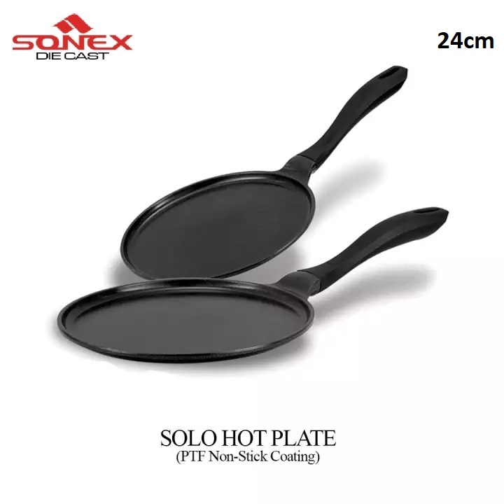 Sonex Non Stick Hot Plate - 24cm - Black | Daraz.pk