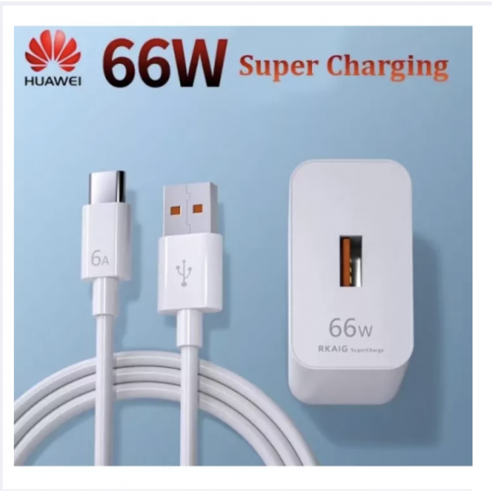 Original Huawei P30 Pro Mate 20 RS 40W 66w Super Charge Fast Charger 5A Type-C Cable | Daraz.pk