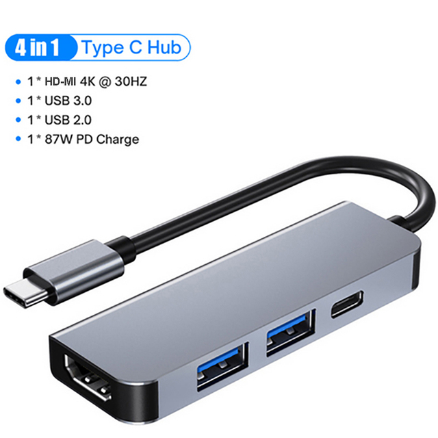 Usb C Hub With Disk Storage Function Ssd M.2 Sata Type C To Hdmi ...