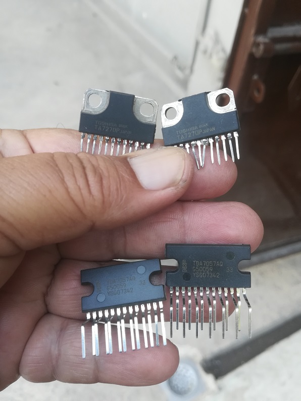Pack of 4 - 2 pcs IC TA 7270 (TA7270P Dual Audio Power Amplifier 5.8W ...