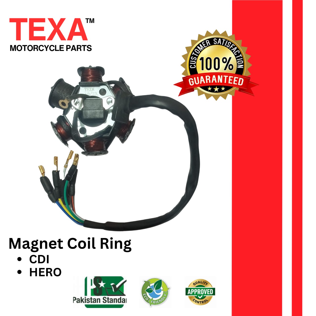 TEXA Motorcycle Magnet Coil Ring - HERO | Daraz.pk