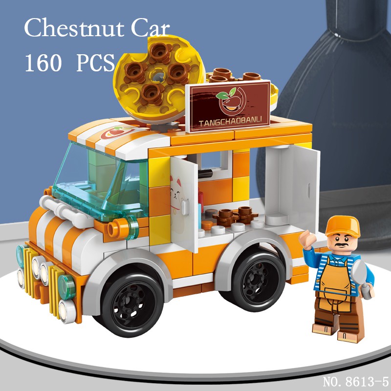 164PCS Mini Lego City Street View Building Blocks McDonald's House ...