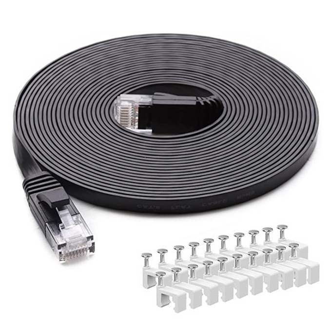 Cat6 Ethernet Cable Flat RJ45 Computer Internet LAN Network Ethernet ...