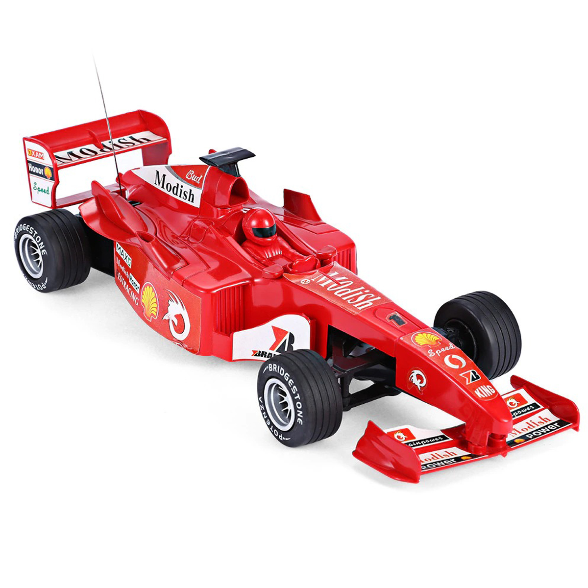 Kid's Formula F1 Car with Wire Remote Control (Multicolour) | Daraz.pk