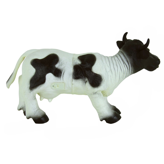 Soft Rubber Farm Cow Unbreakable Action Figure Toy Set With Sound ...