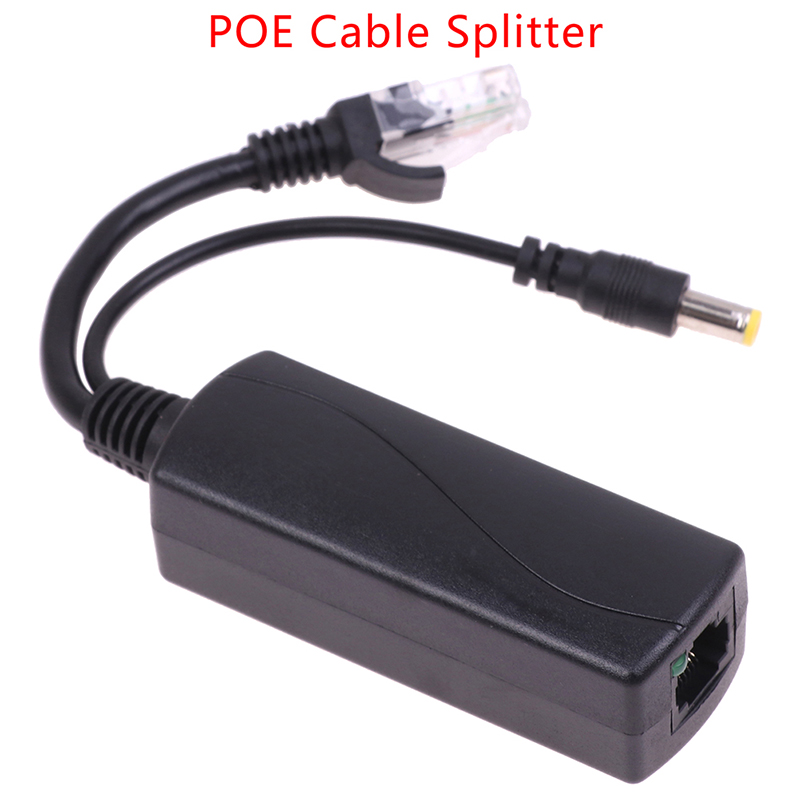 48V To 12V POE Connectors Adapter Cable Splitter Injector Power Supply ...