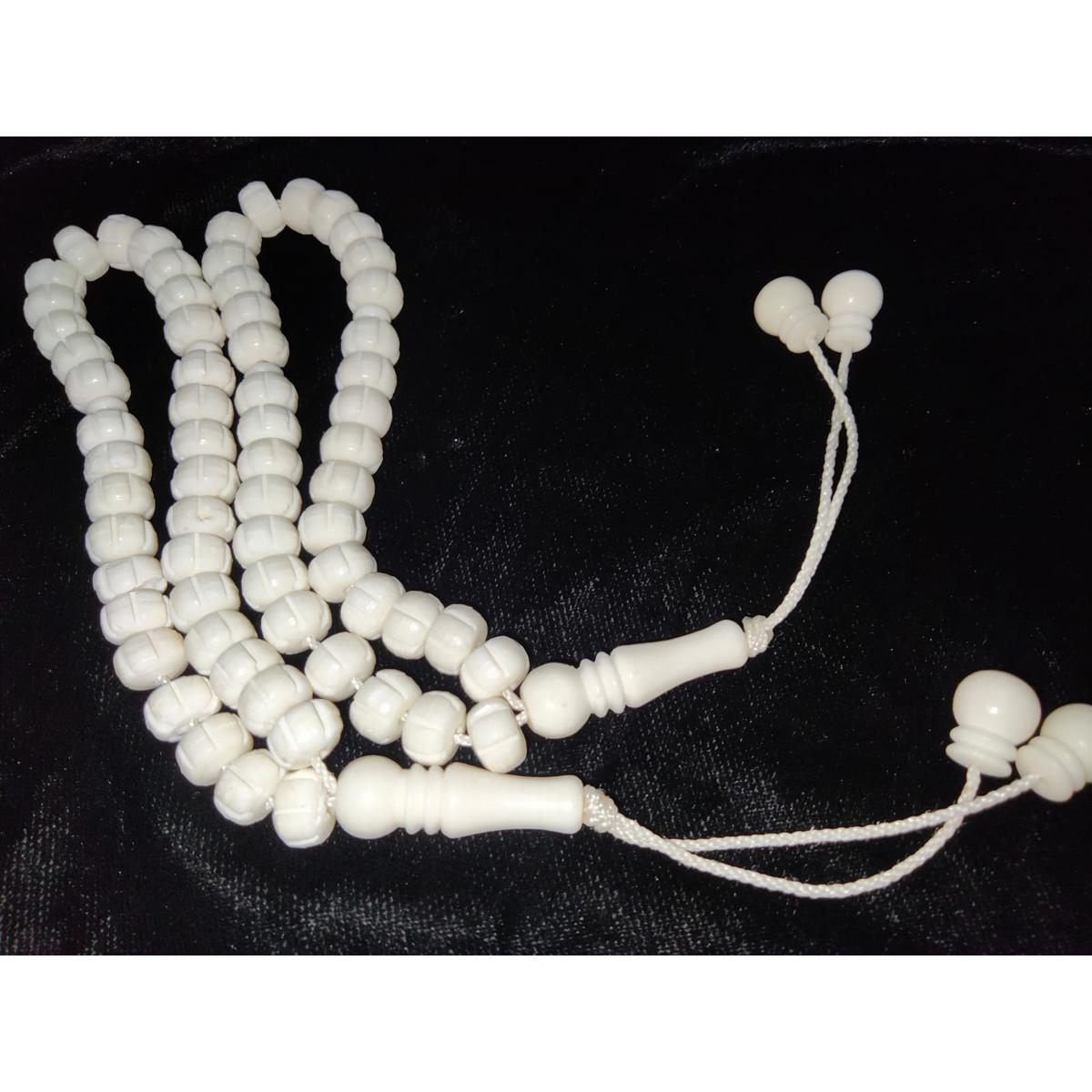 33 Beads Camel Bone 10mm Tasbeeh / Zikr Tasbih / Muslim Rosary Counter ...