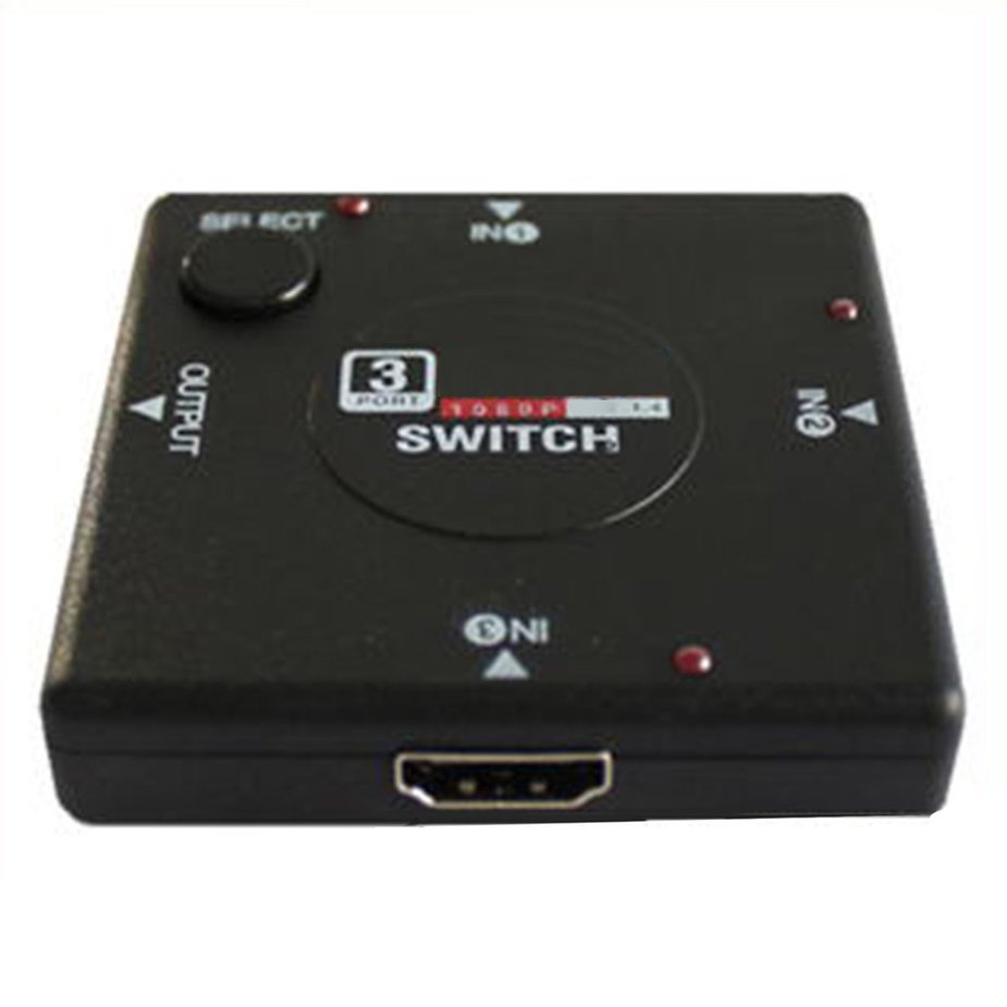HDMI-compatible Mini Switcher 3 Devices To 1 Tv Switch Box Selector 3 ...