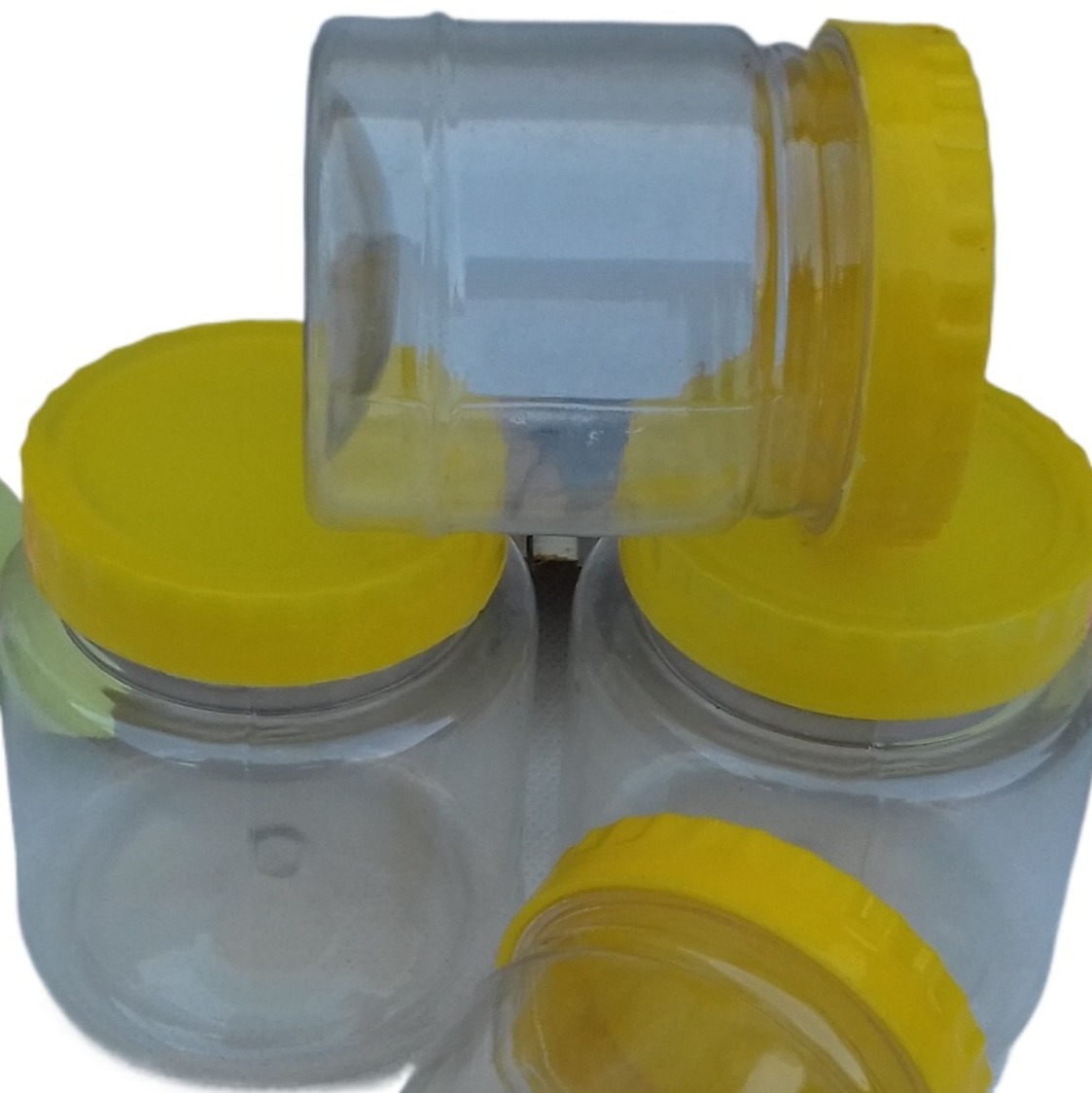 Pack of 4 JARS FOR KITCHEN STORAGE Snack JAR Spice Jars Set Masala ...